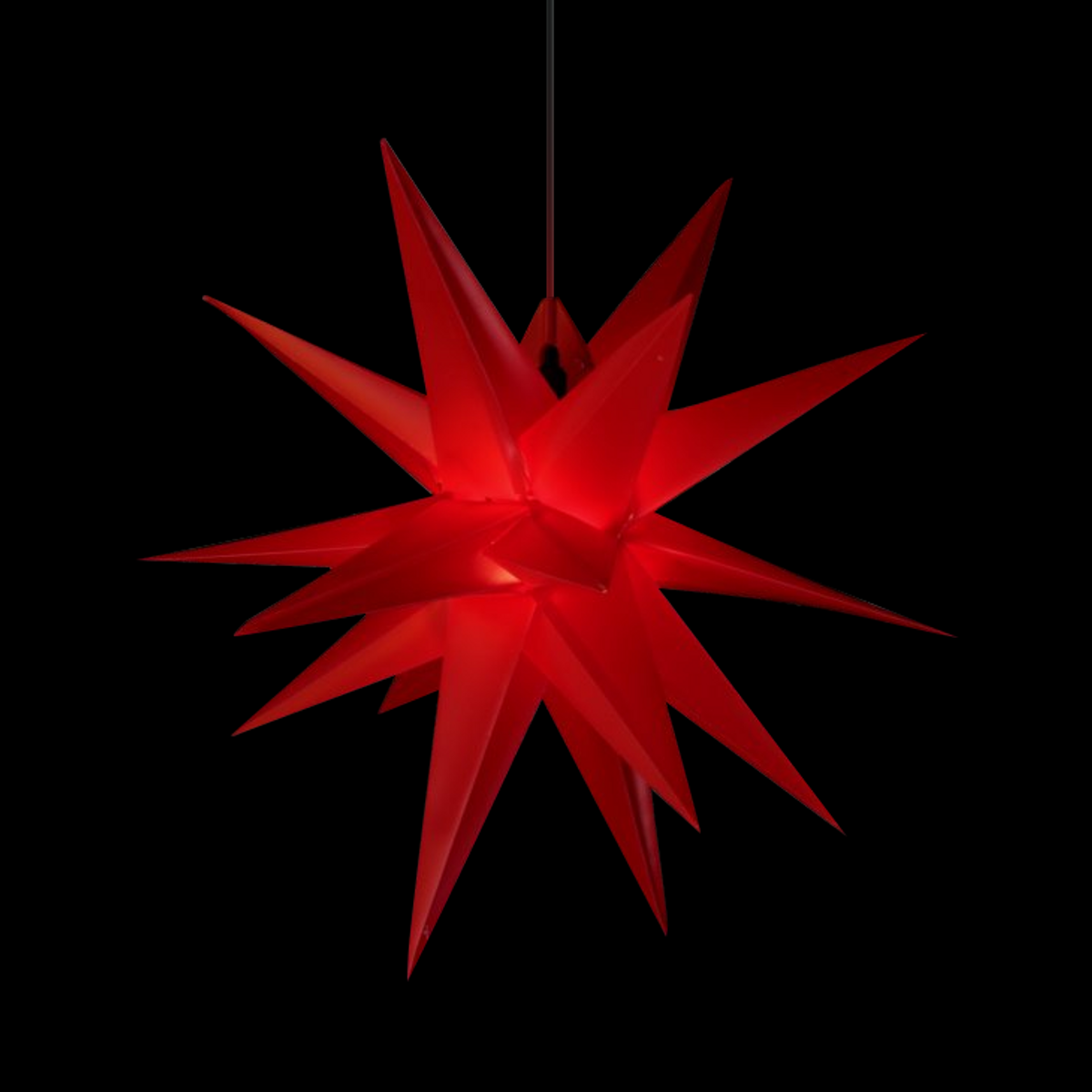 Julestjerne til treet ute i hagen - 3D - 65 cm - Julelysbutikken.no